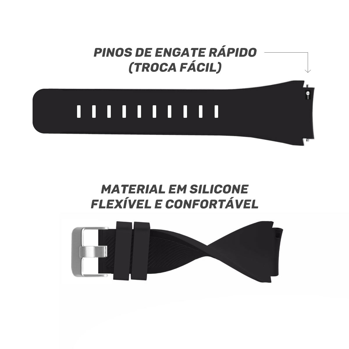 Pulseira 22mm para Amazfit GTR4 A2166 - Estilo no Pulso